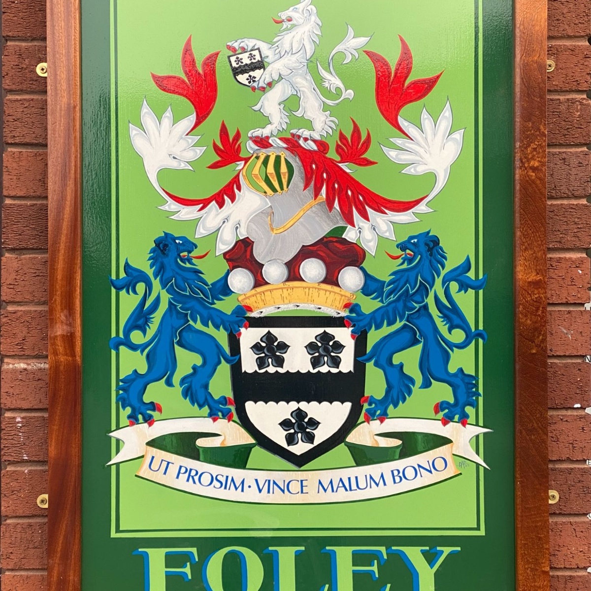 Old Swinford Hospital - Foley take pride in their new crest